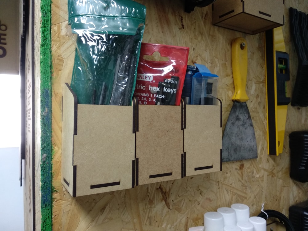 Laser Cut Workshop Tool Storage Rack Organizer DXF File Free Download ...