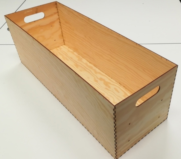 Laser Cut DIY Wooden Box Storage Bin DXF File Free Download - 3axis.co