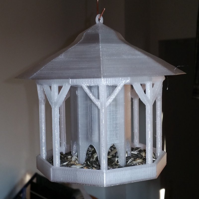 Bird Feeder 3D Printer Model Download Free STL File - 3axis.co