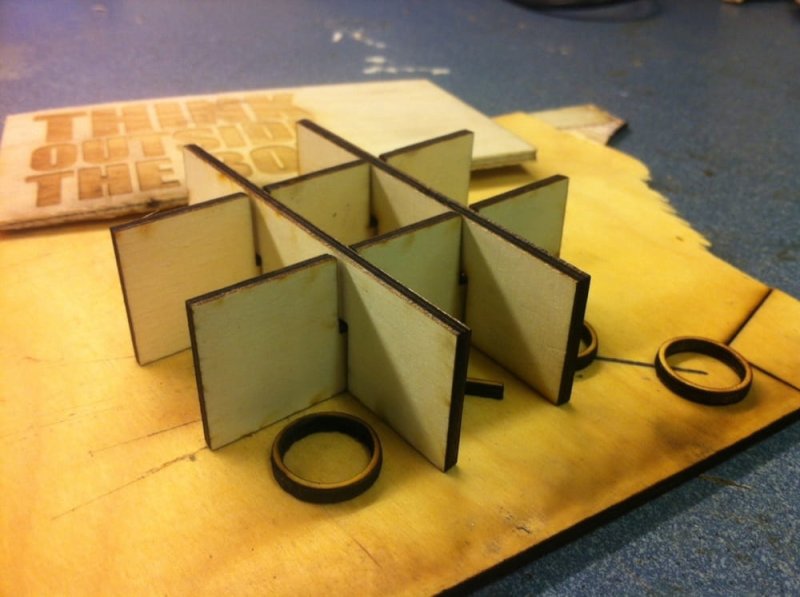 Laser Cut Parametric Drawer / Box Divider Customizer OpenSCAD Script ...