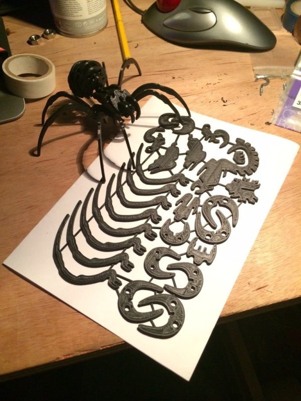 Spider Kit 3D Printer Model Download Free STL File - 3axis.co