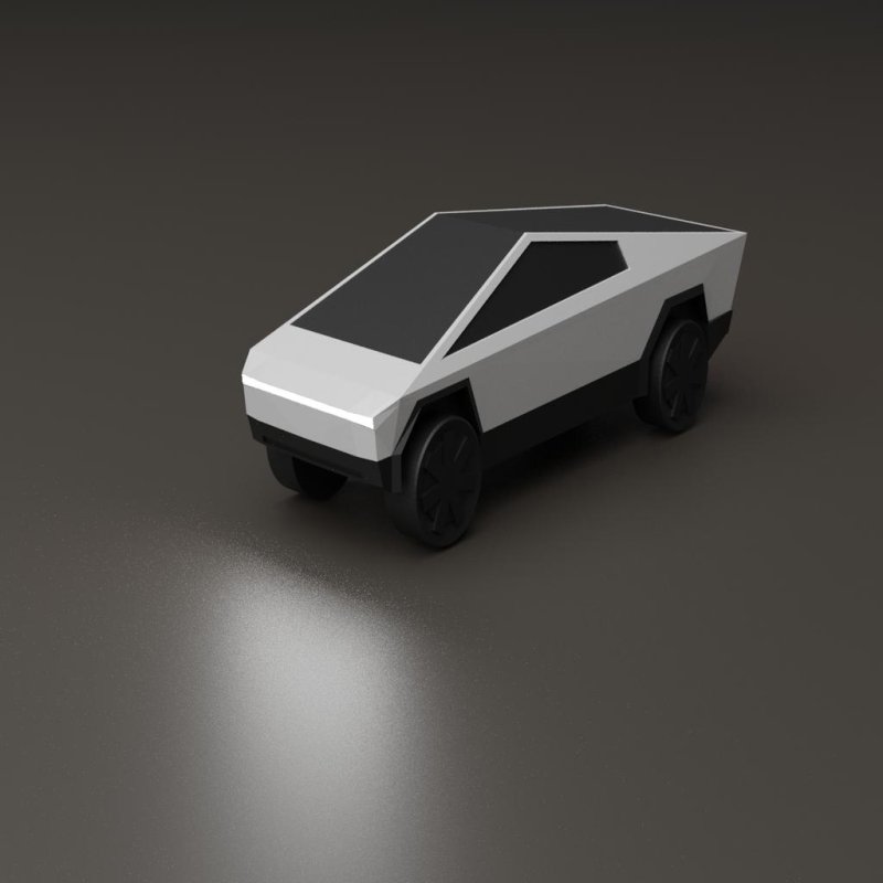Tesla Cybertruck 3D Printer Model Download Free STL File - 3axis.co
