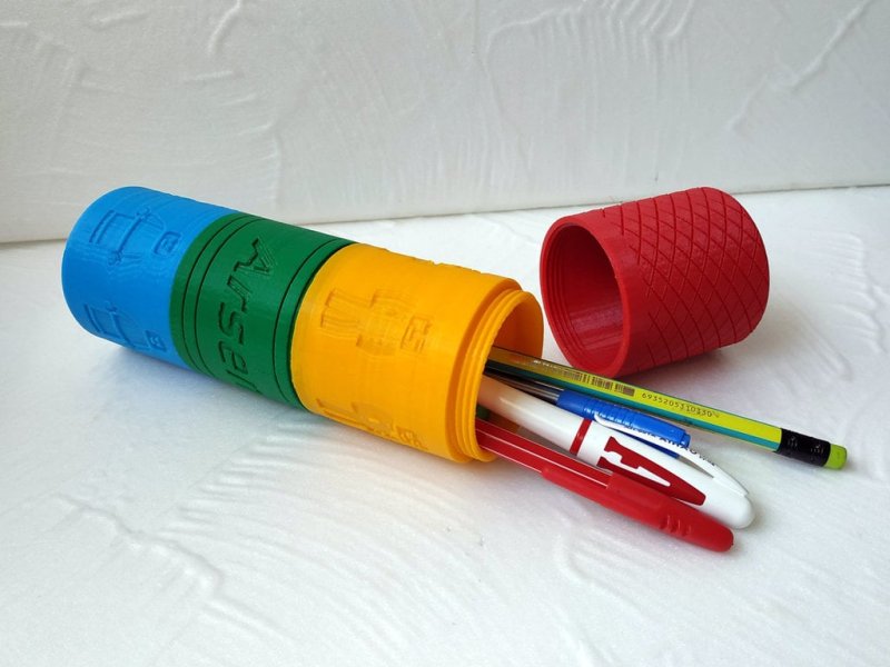 Pencil Box 3D Printer Model Download Free STL File - 3axis.co