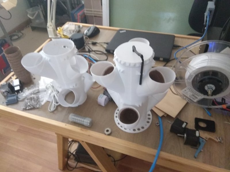 Stackable Hydroponic Tower 3D Printer Model Download Free STL File ...