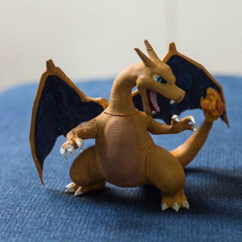 Charizard 3D Printer Model Download Free STL File - 3axis.co