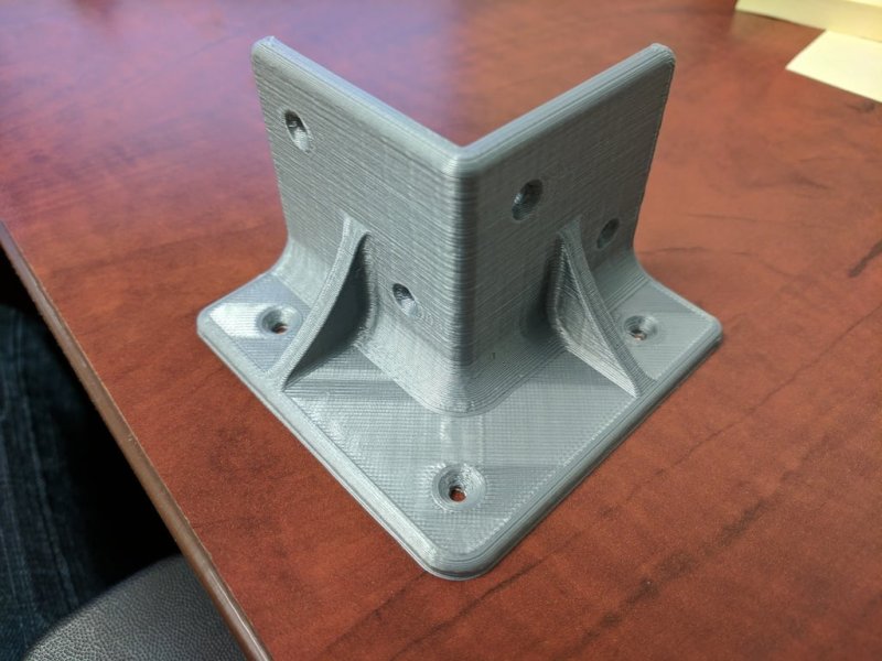Ikea Lack Table Leg Bracket 3D Printer Model Download Free STL File ...