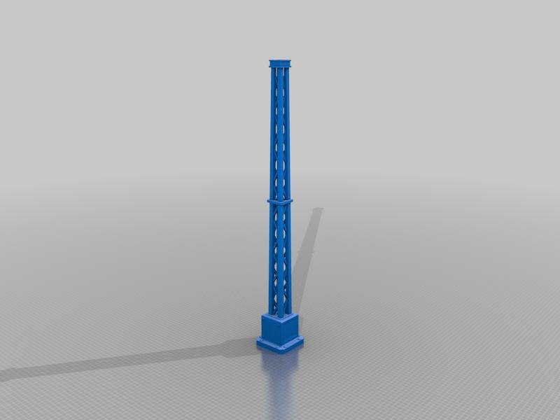 Railway Utility Mast 3D Printer Model Download Free STL File - 3axis.co