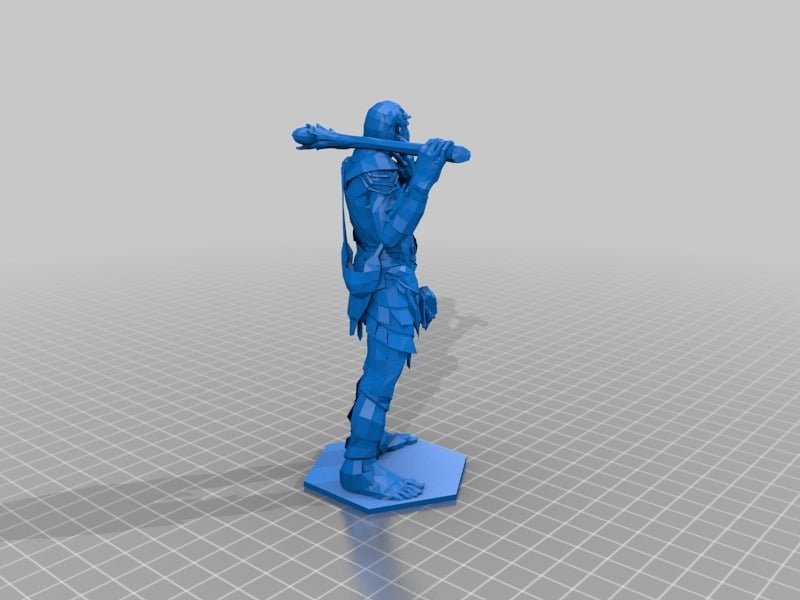 Elder Scrolls V Skyrim Loading Screen Models As Figurines 3D Printer ...