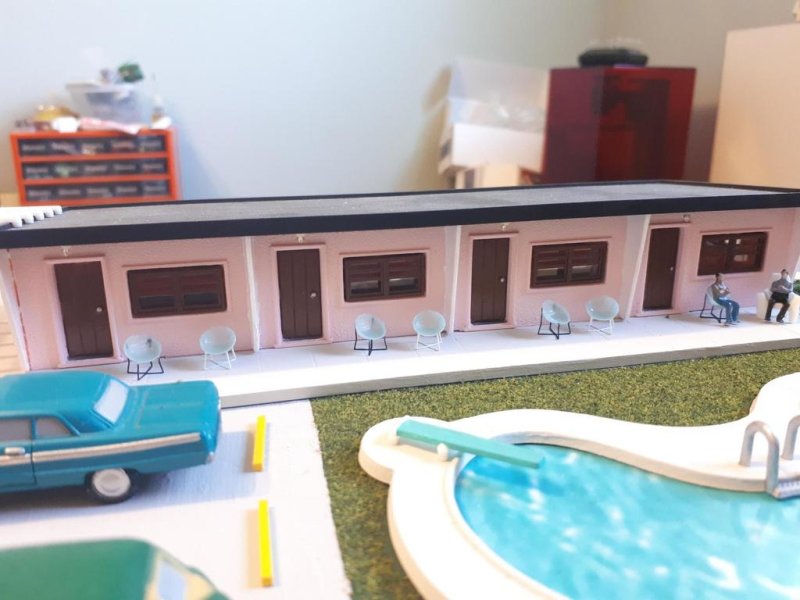 HO Scale Motel Chair 3D Printer Model Download Free STL File - 3axis.co