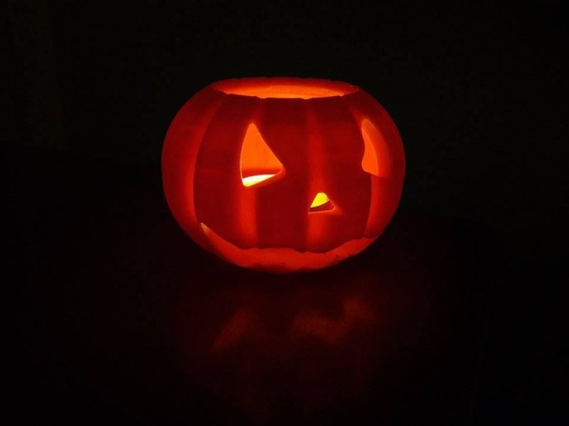 Pumpkin Tealight Holder 3D Printer Model Download Free STL File - 3axis.co