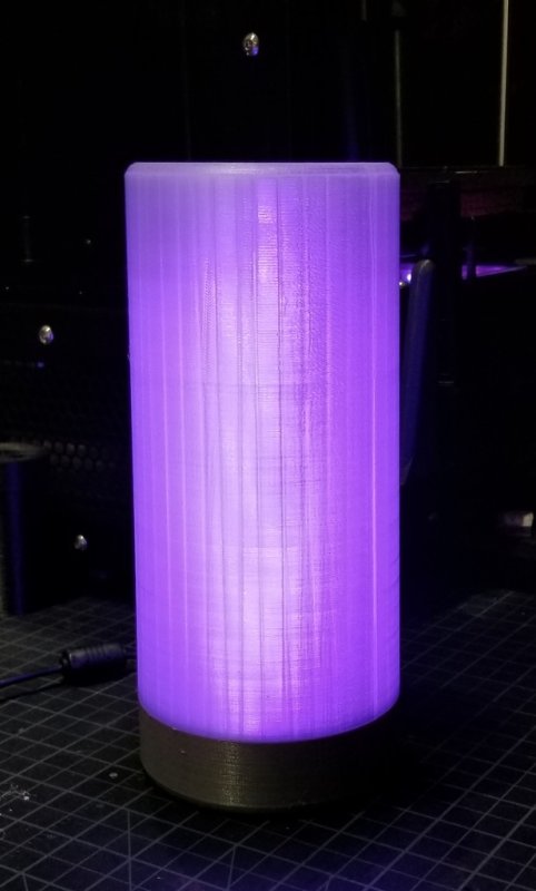 RGB Mood Lamp (WiFi Controlled) 3D Printer Model Download Free STL File ...
