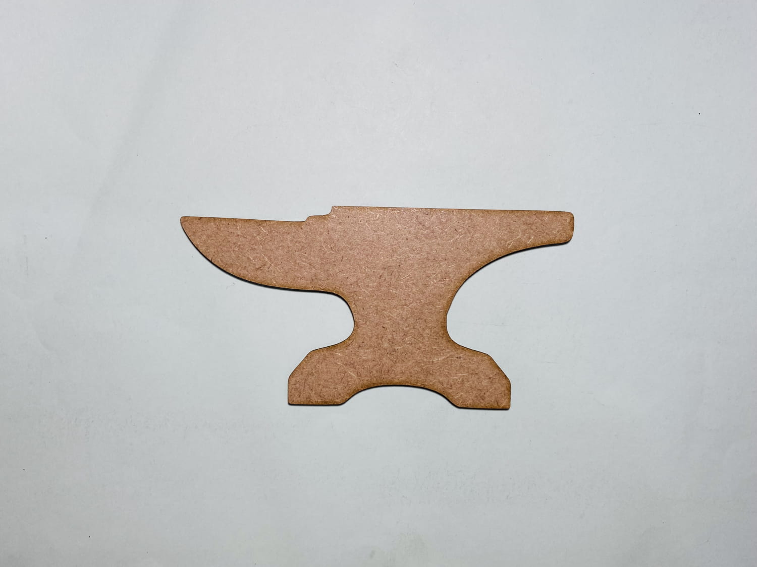 Laser Cut Unfinished Anvil Shape Wood Cutout SVG DXF CDR AI PDF Free ...