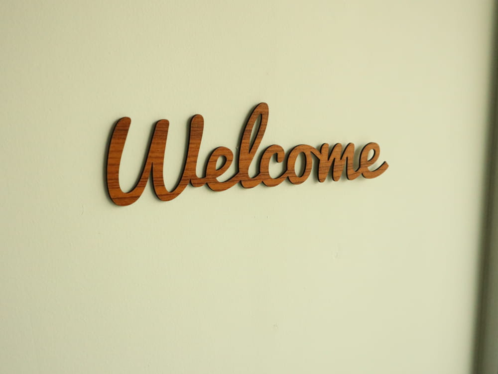 Laser Cut Wooden Welcome Sign SVG DXF CDR AI PDF Free Download - 3axis.co