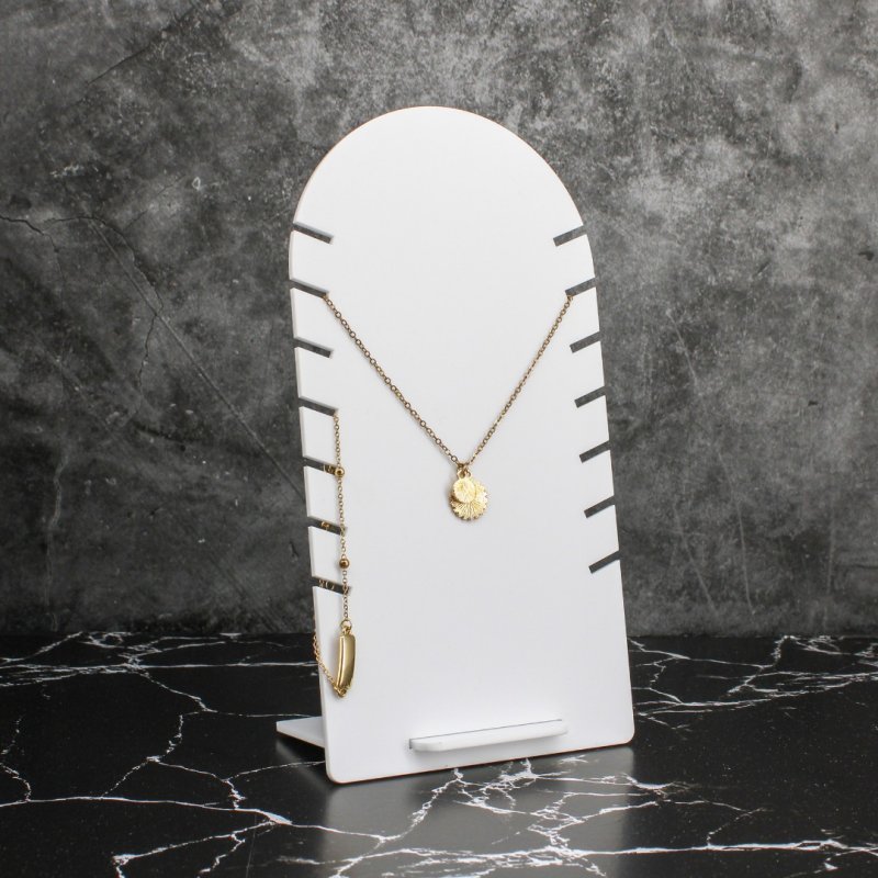 Laser Cut Freestanding Necklace Display Stand Jewelry Display Holder ...