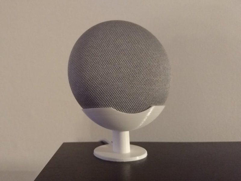 Google Home Mini Stand 3D Printer Model Download Free STL File - 3axis.co