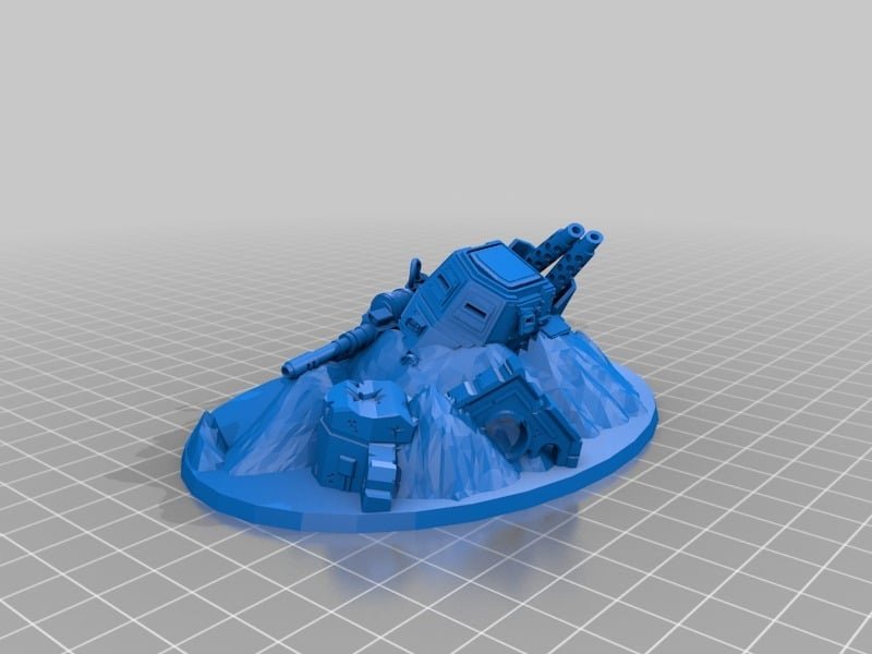 Sentinel Wreck Flyer Base Objective 3D Printer Model Download Free STL ...