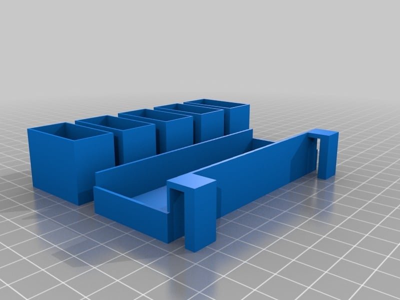 Fish Tank Lip Seedling Troughs 3D Printer Model Download Free STL File ...