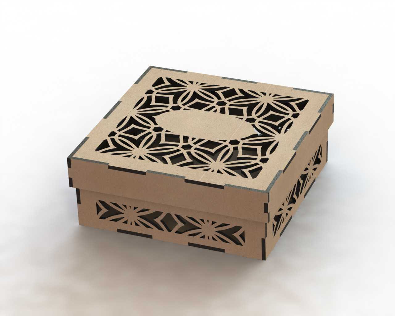 Laser Cut Box Template DXF File Free Download 3axis co