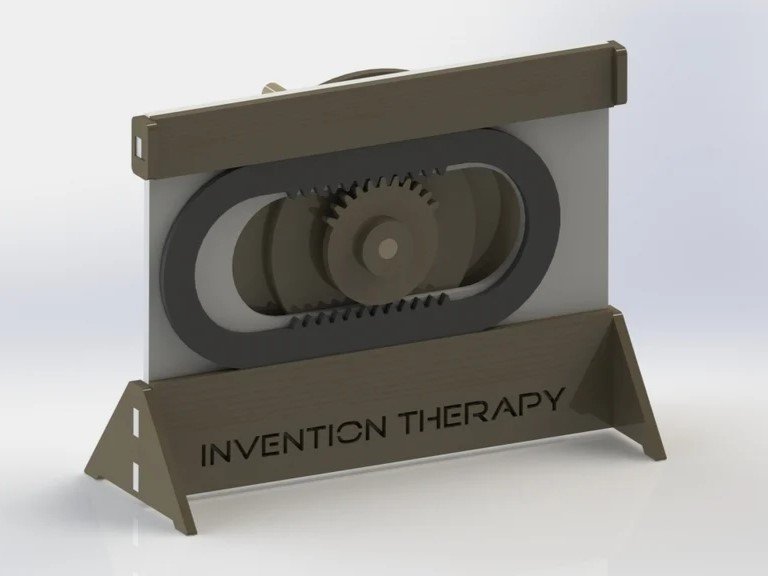 Laser Cut Reciprocating Rack And Pinion DXF File Free Download - 3axis.co