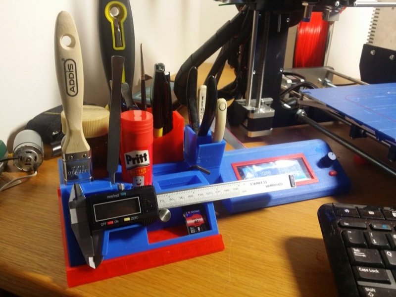 Slimline 3d Printer Tool Holder 3D Printer Model Download Free STL File ...