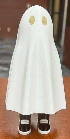 Cute Ghost With Legs 3D Printer Model Download Free STL File - 3axis.co