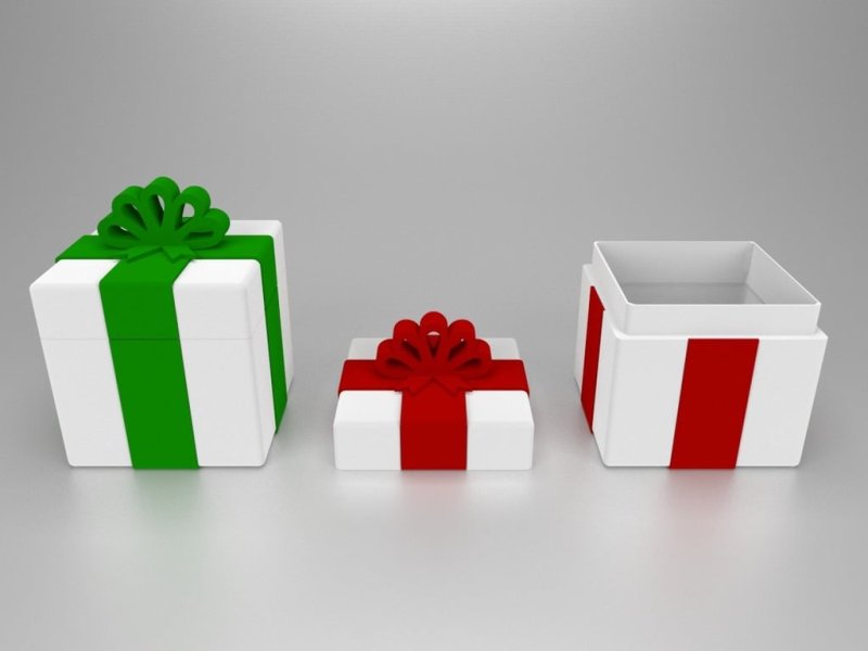 Small Gift Box Present – Snap Together 3D Printer Model Download Free ...