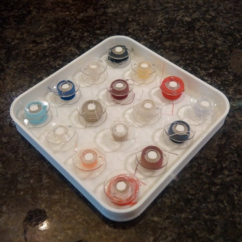 Sewing Machine Bobbin Box 3D Printer Model Download Free STL File ...