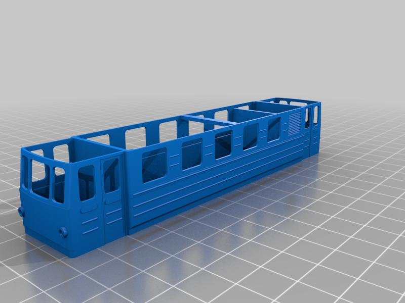 AM1 Railcar [1:87] 3D Printer Model Download Free STL File - 3axis.co