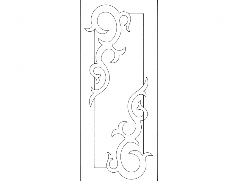 Door Design 4 dxf File Free Download - 3axis.co