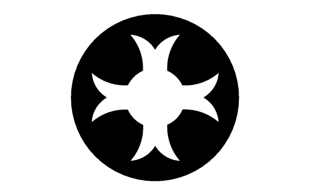 Pattern Round dxf File Free Download - 3axis.co