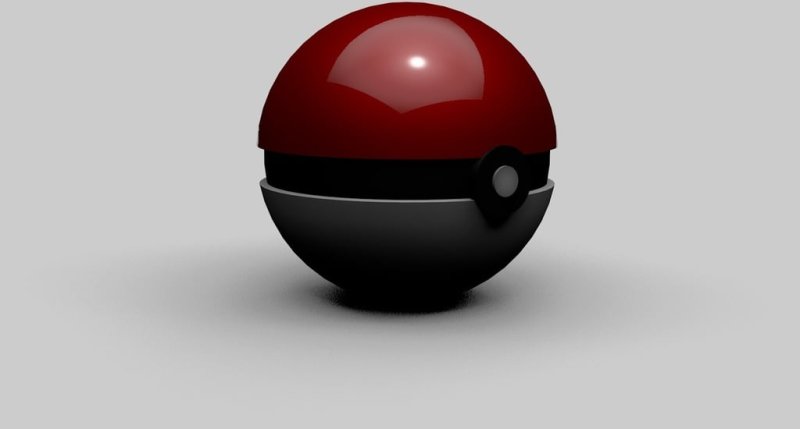Pokeball 3D Printer Model Download Free STL File - 3axis.co