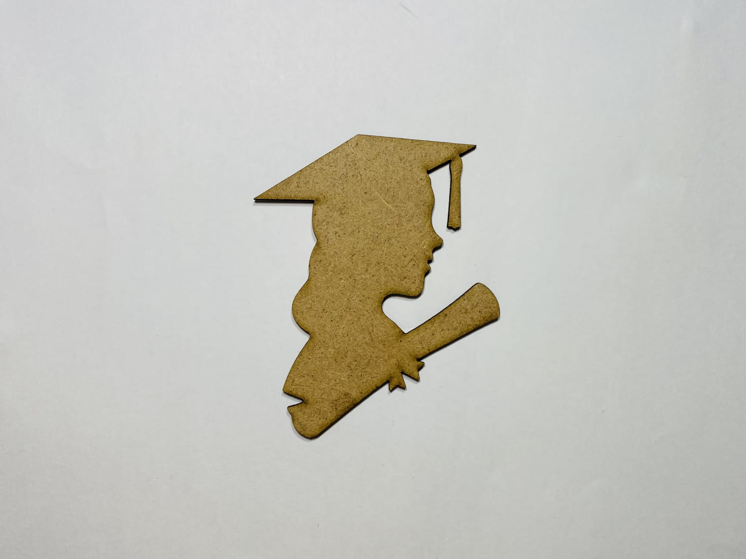 Laser Cut Female Graduate Unfinished Wood Cutout Craft SVG DXF CDR AI ...
