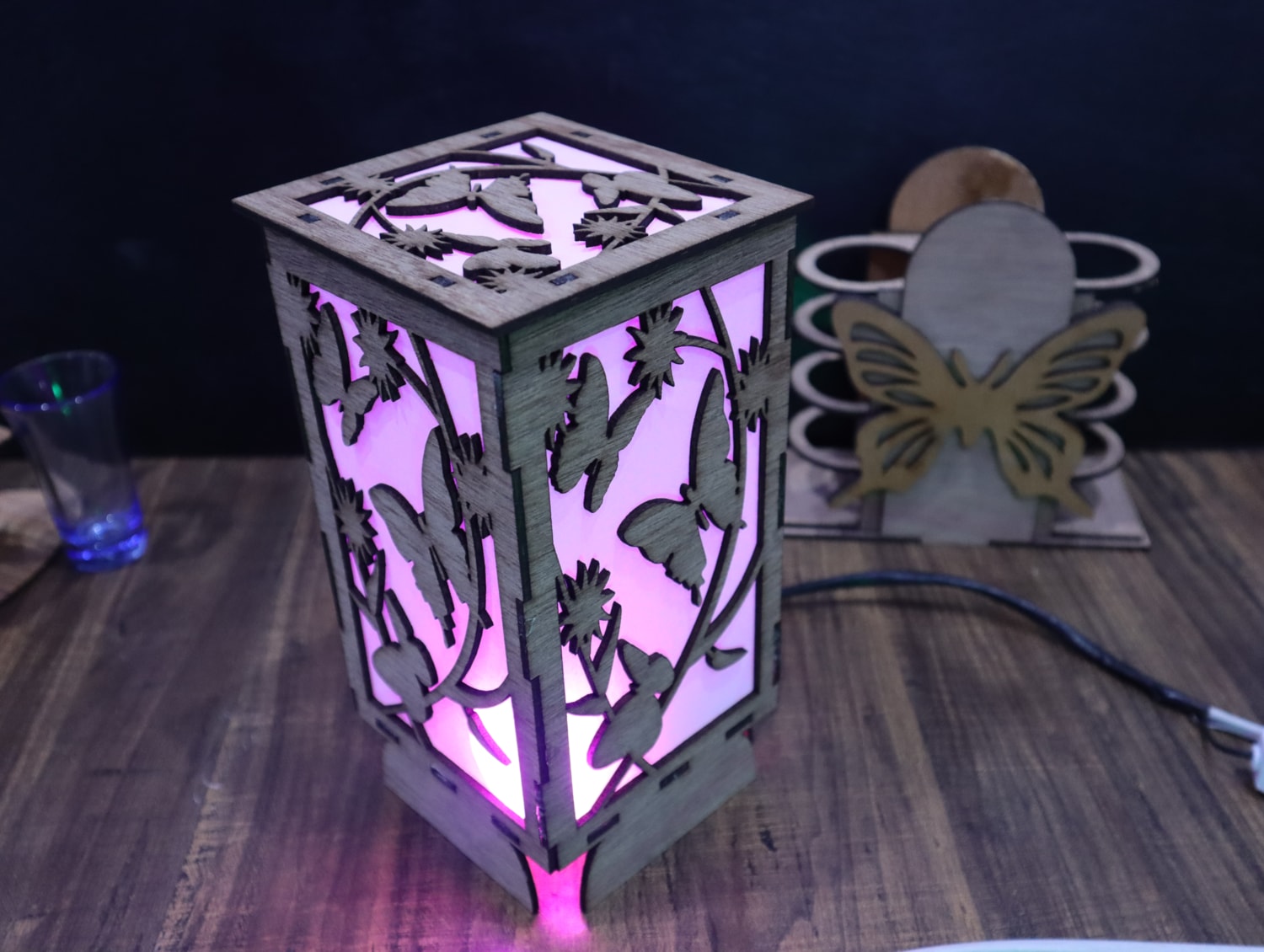 Laser Cut Wooden Shadow Box Night Lamp 3mm SVG DXF CDR AI PDF Free ...