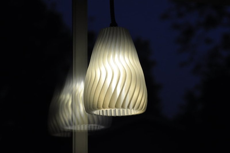 Folded Lamp Shade Mk2 3D Printer Model Download Free STL File - 3axis.co