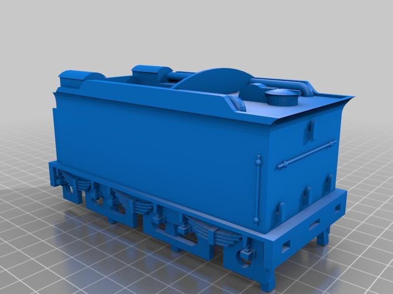 11.Hornby O Gauge LNER 3500 Gallon Locomotive Tender 3D Printer Model Download Free STL File ...