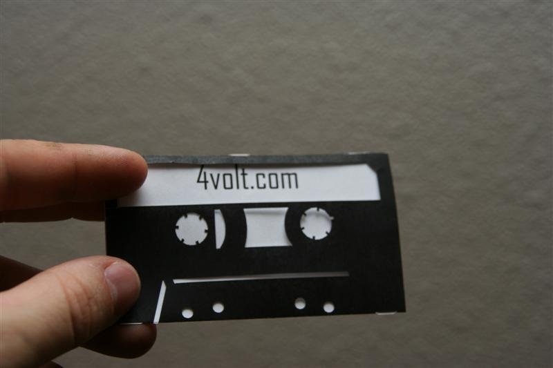 Laser Cut Cassette Tape Business Card Free Vector Download - 3axis.co
