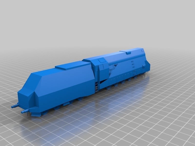 Armoured Locomotive HO Scale (I Think) 3D Printer Model Download Free ...