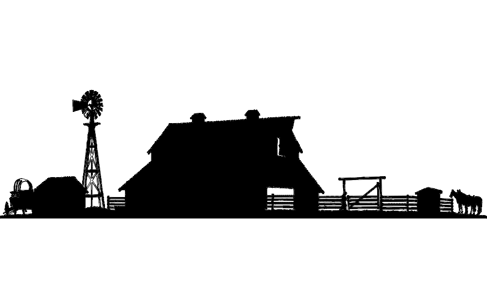 Farm dxf File Free Download - 3axis.co