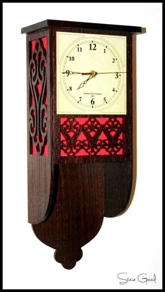 Fretwork Clock DXF File Free Download - 3axis.co