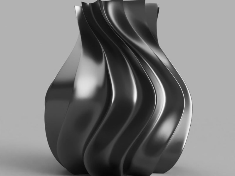 Twisted Vase 3D Printer Model Download Free STL File - 3axis.co