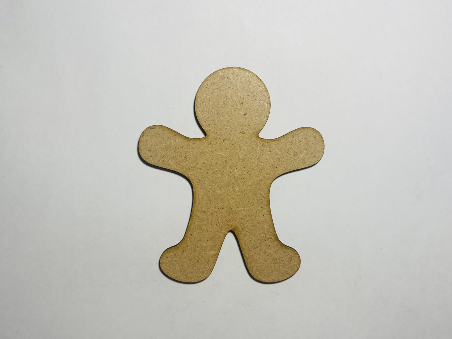 Laser Cut Wooden Gingerbread Man Shape For Crafts SVG DXF CDR AI PDF ...