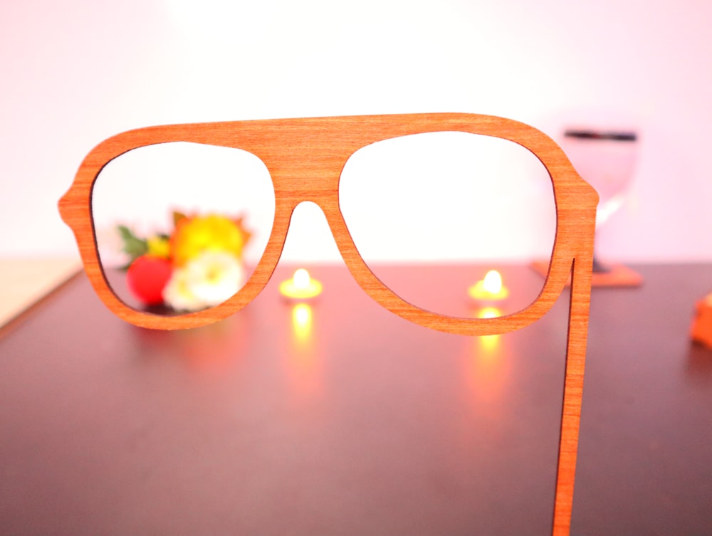 Laser Cut Wooden Glasses Plywood 3mm DXF File Free Download - 3axis.co