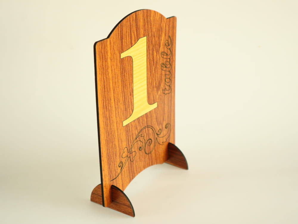 Laser Cut Wedding Table Numbers SVG DXF CDR AI PDF Free Download - 3axis.co