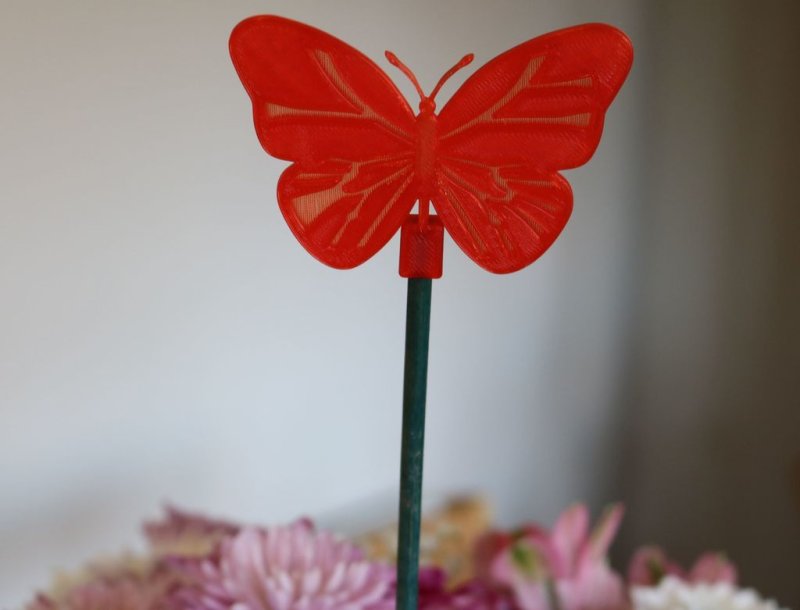 Butterfly Plant Support Topper 3D Printer Model Download Free STL File ...
