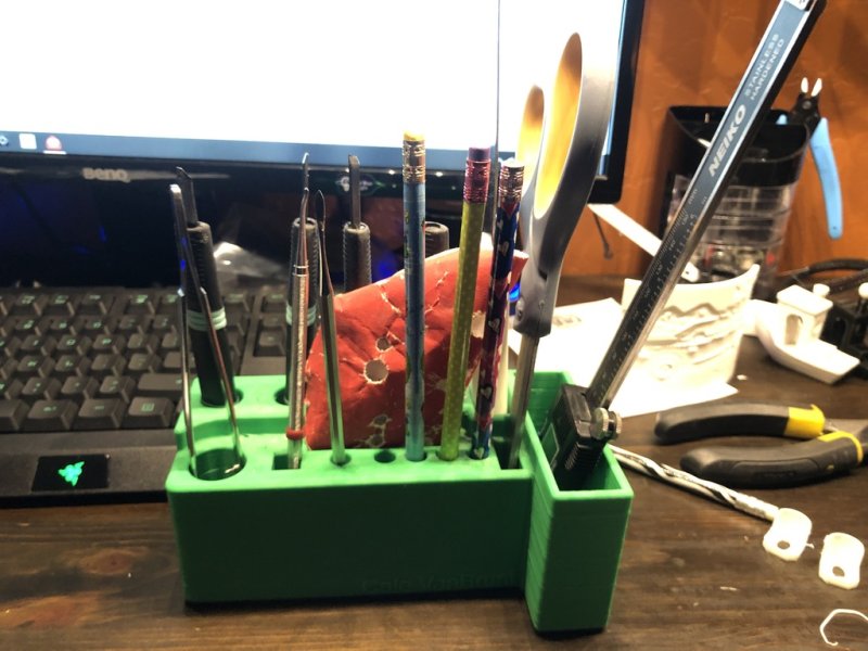 Desk Organizer 3D Printer Model Download Free STL File - 3axis.co