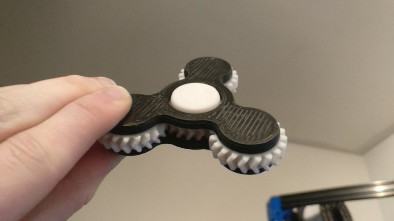 Mini DH Geared Fidget Spinner 3D Printer Model Download Free STL File ...