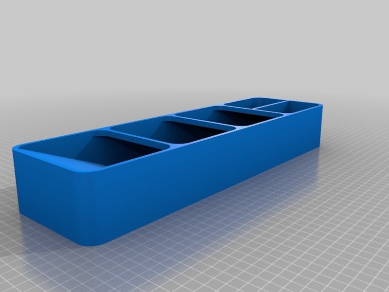 Cutlery Organiser 3D Printer Model Download Free STL File - 3axis.co