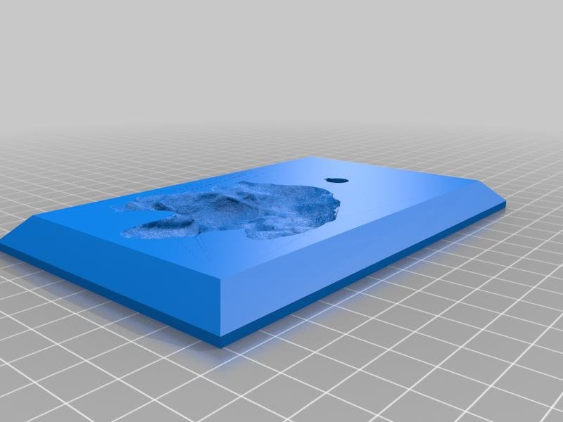 T-Rex Base With Foot Print 3D Printer Model Download Free STL File ...