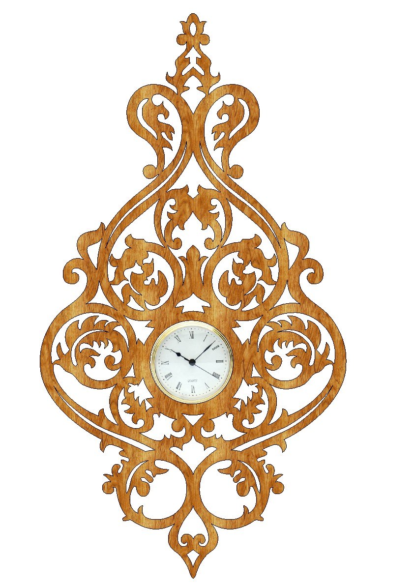 Scroll Saw Clock PDF File Free Download 3axis co
