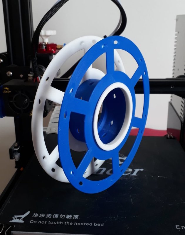 Customizable Stackable Spool For Sample Or Leftover Filament 3D Printer ...